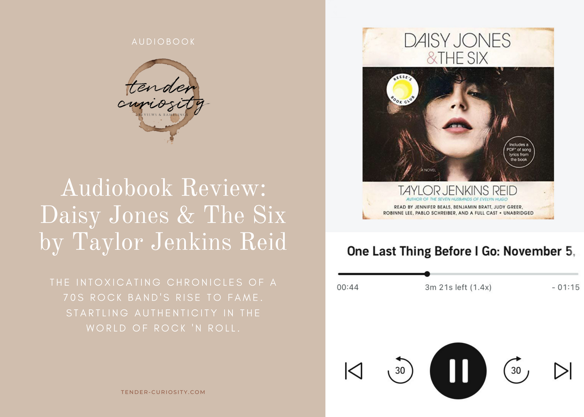 Audiobook Review Daisy Jones The Six Tender Curiosity audiobook-review-daisy-jones-the-six-tender-curiosity